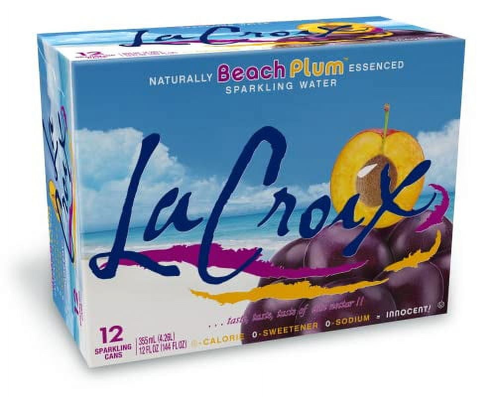 LaCroix Sparkling Water Beach Plum 12 Fl Oz Pack of 12 - Walmart.com
