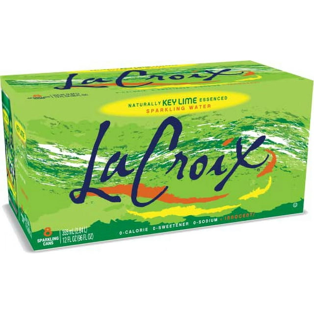 LaCroix Sparkling Water, Key Lime, 12 Fl Oz (pack of 8) - Walmart.com