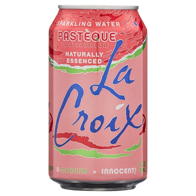 LaCroix Sparkling Water, Pasteque (Watermelon)- 2/12 packs 12 oz - Walmart.com
