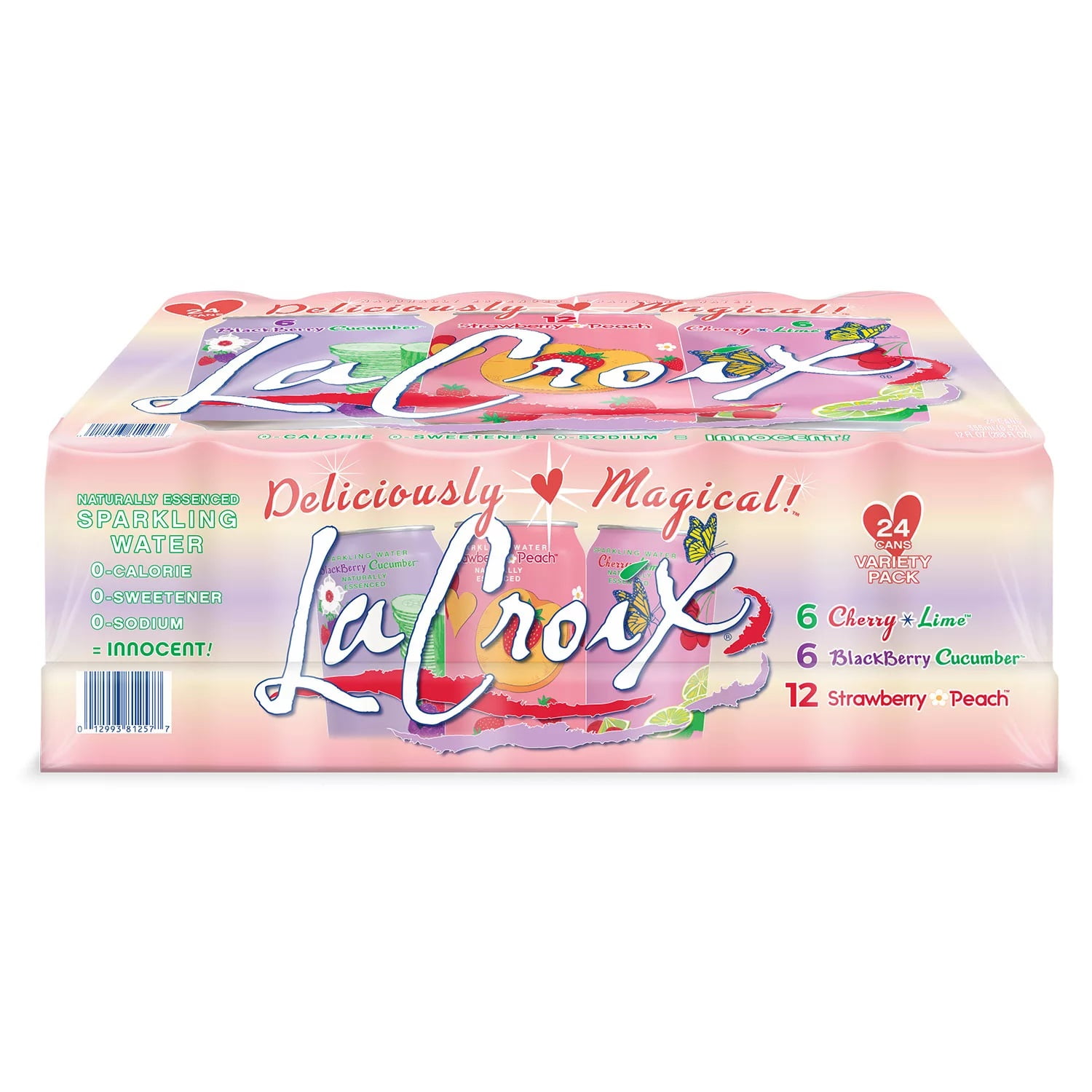LaCroix Sparkling Water Variety Pack, 12 Fluid Ounce (Pack of 24) - Walmart.com