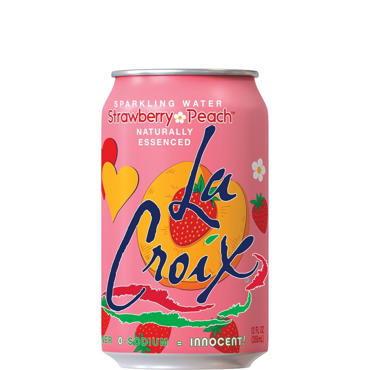 2X - LaCroix Strawberry Peach Sparkling Water - 8pk/12 fl oz Cans - Walmart.com
