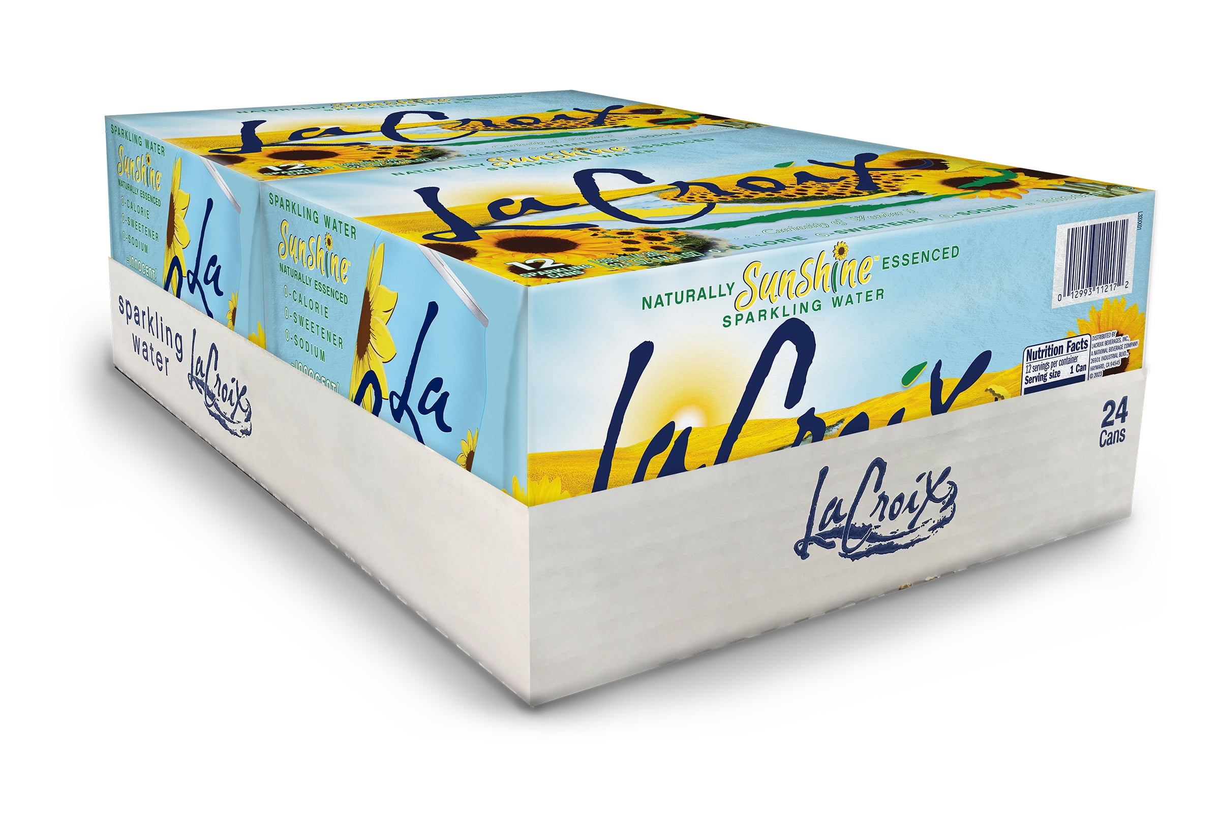LaCroix Sunshine, Sparkling Water, 2 / 12 Pack, 12 oz Cans - Walmart.com