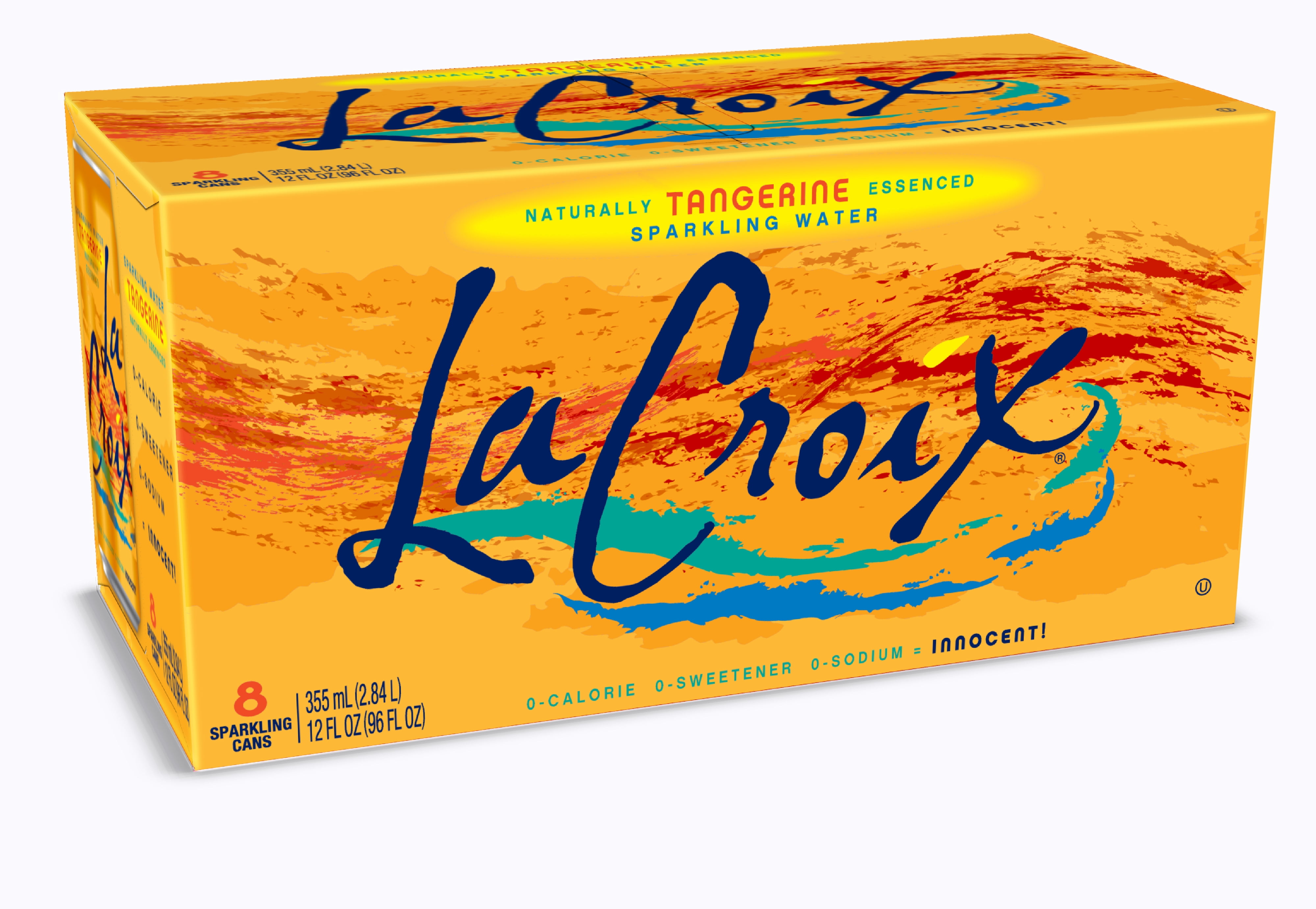 LaCroix Tangerine Sparkling Water - 8pk/12 fl oz Cans, 8 / Pack ...
