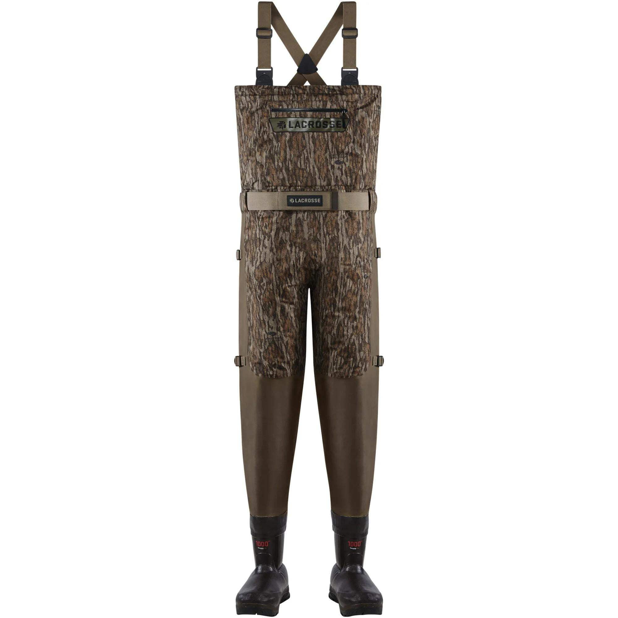 LaCrosse Alpha Swampfox Breathable Mossy Oak Bottomland 1000G Size 12 ...