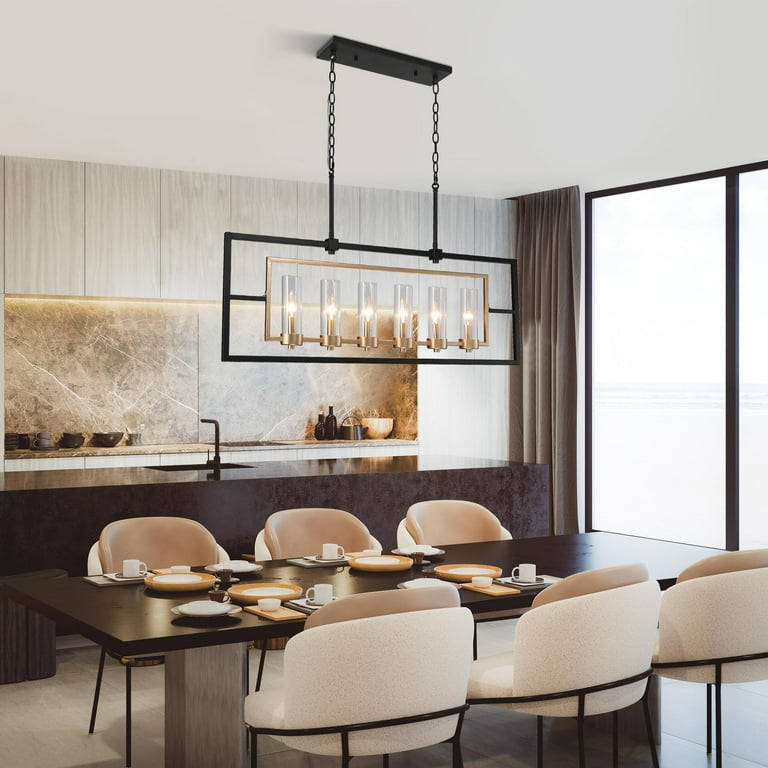 Black Linear Chandelier 1500MM 30W SUSPENDED 50X75MM LED LINEAR BLACK