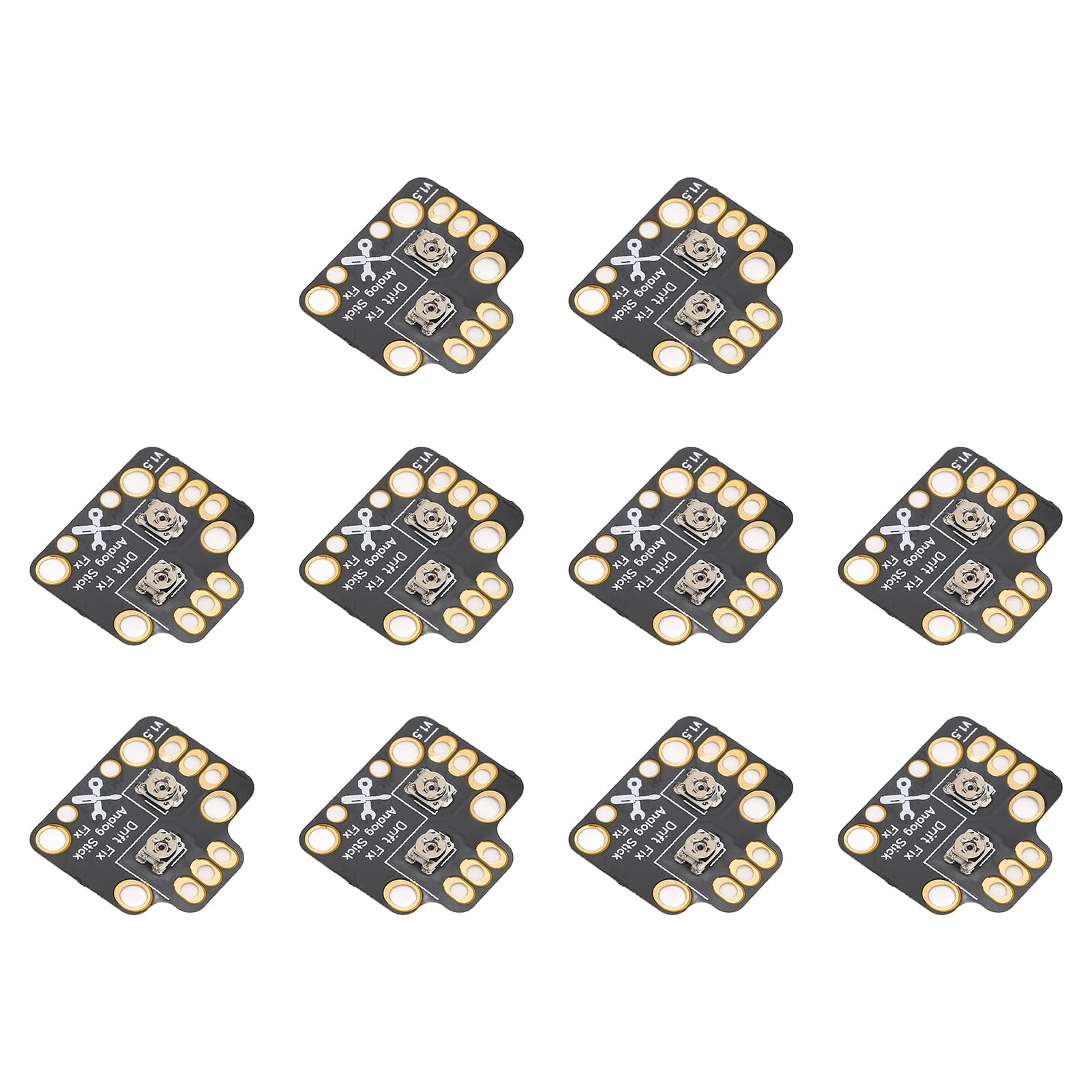 Lamaz 10pcs Gamepad Joystick Drift Repair Board Universal 3d Analog Joystick Drift Fix Mod For
