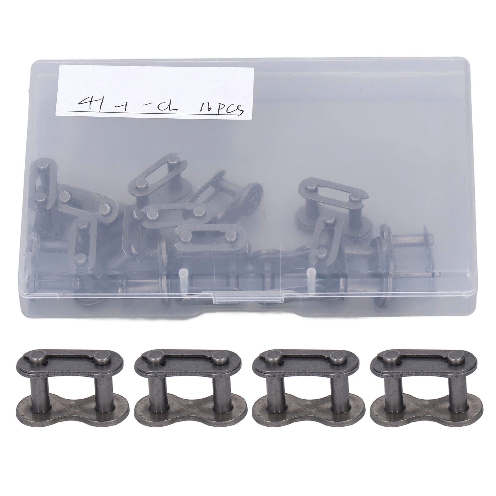 LaMaz 16Pcs Chain Joint Set Roller Hard Reusable Chain Connecting Links ...