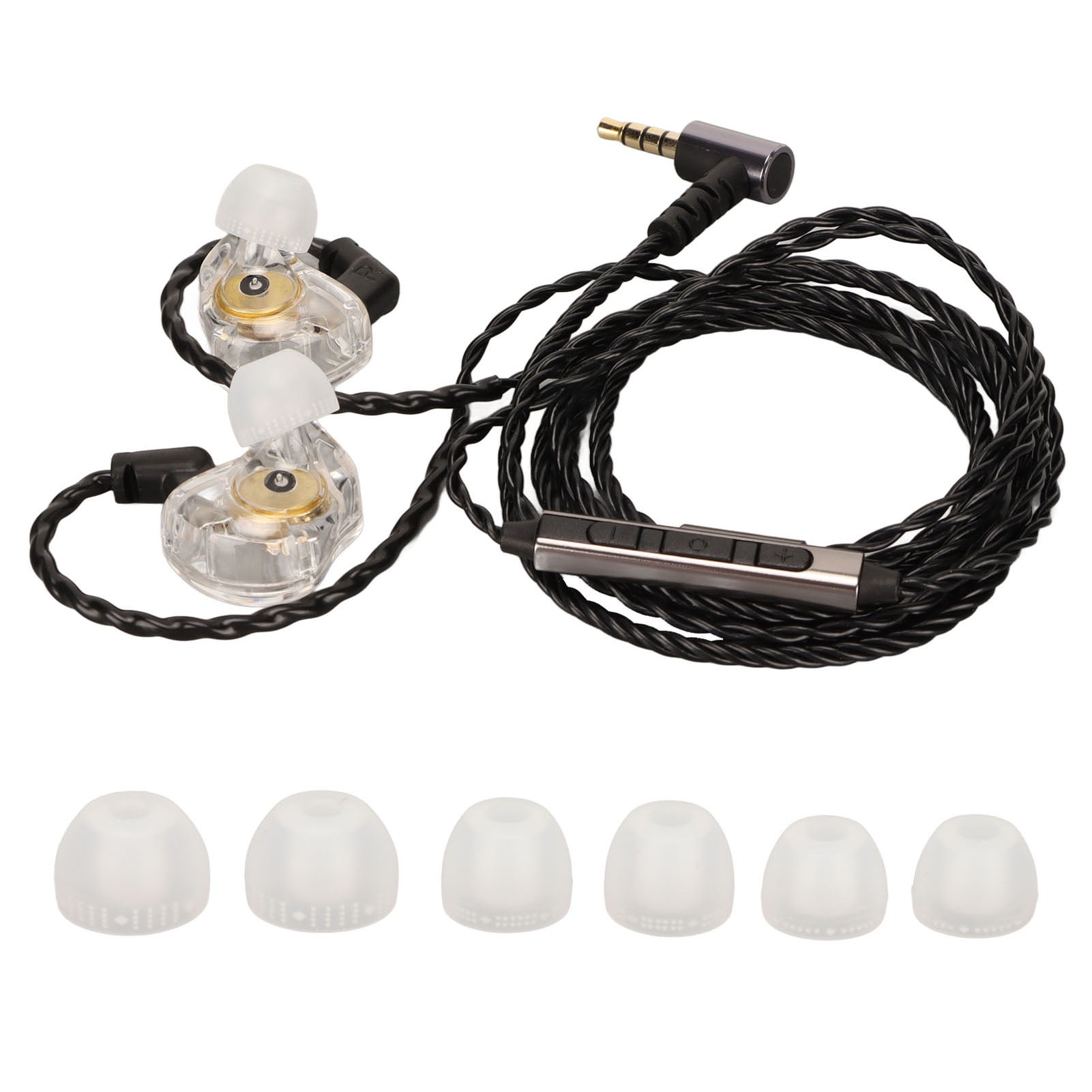 LaMaz HiFi Wired Earbuds Stereo Dynamic Hybrid 3.5mm Wired Monitor ...