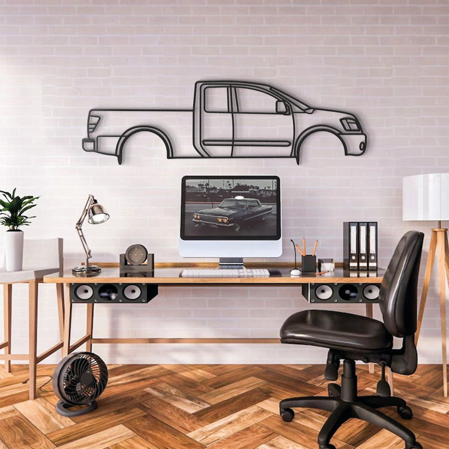 LaModaHome 2004 Titan 1st Gen Metal Silhouette Wall Art - Walmart.com