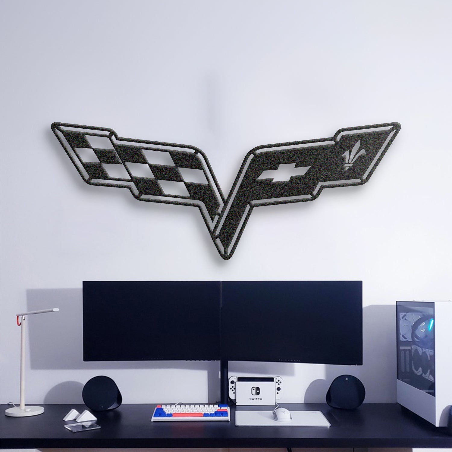 LaModaHome Corvette Metal Car Emblem - Walmart.com