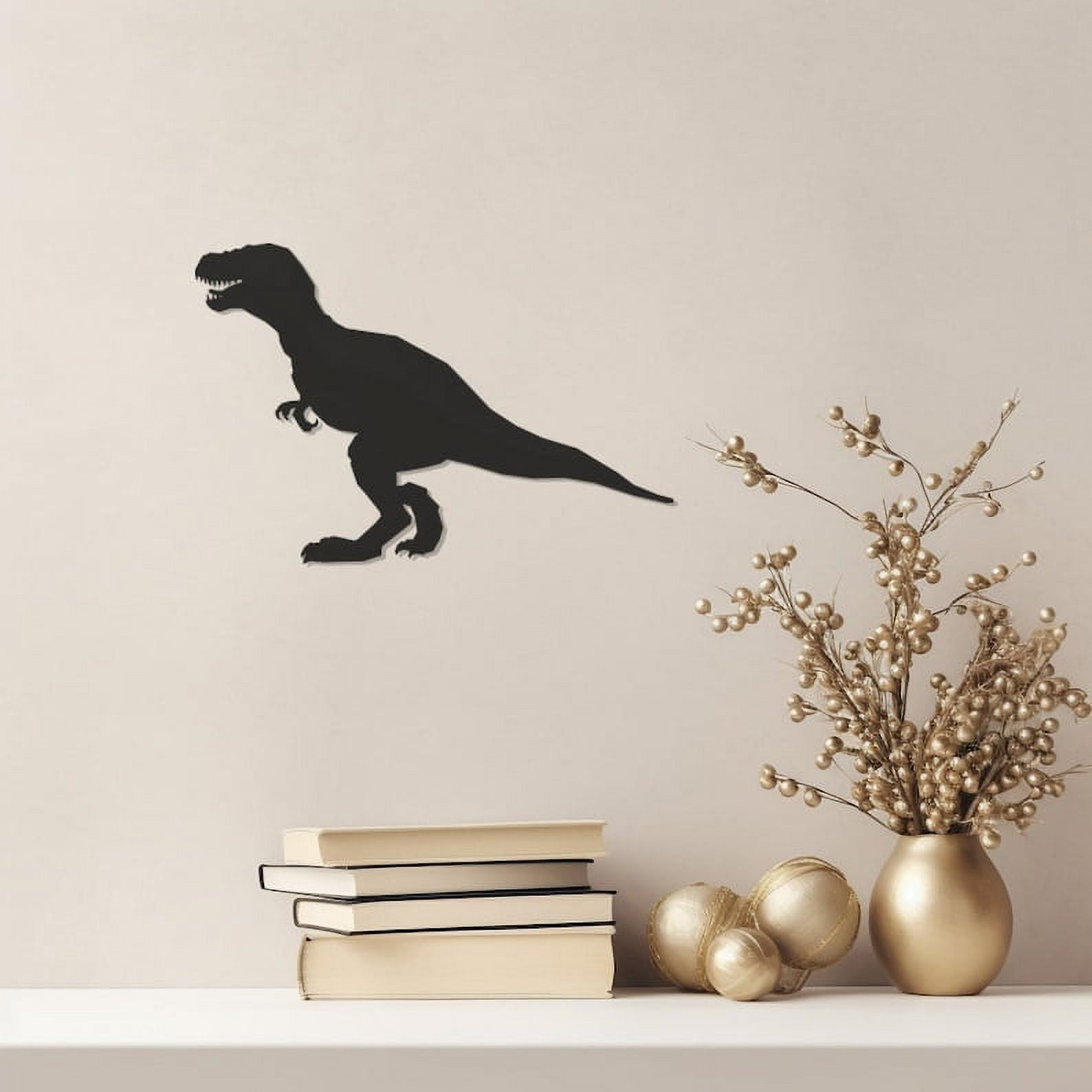 LaModaHome Dinosaur Metal Wall Art, Jurassic Park Inspired Kids Room ...