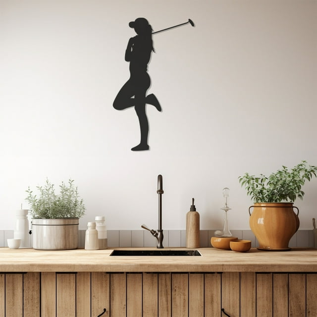 LaModaHome Exclusive Golf Metal Wall Art – Durable & Artistic Metal ...