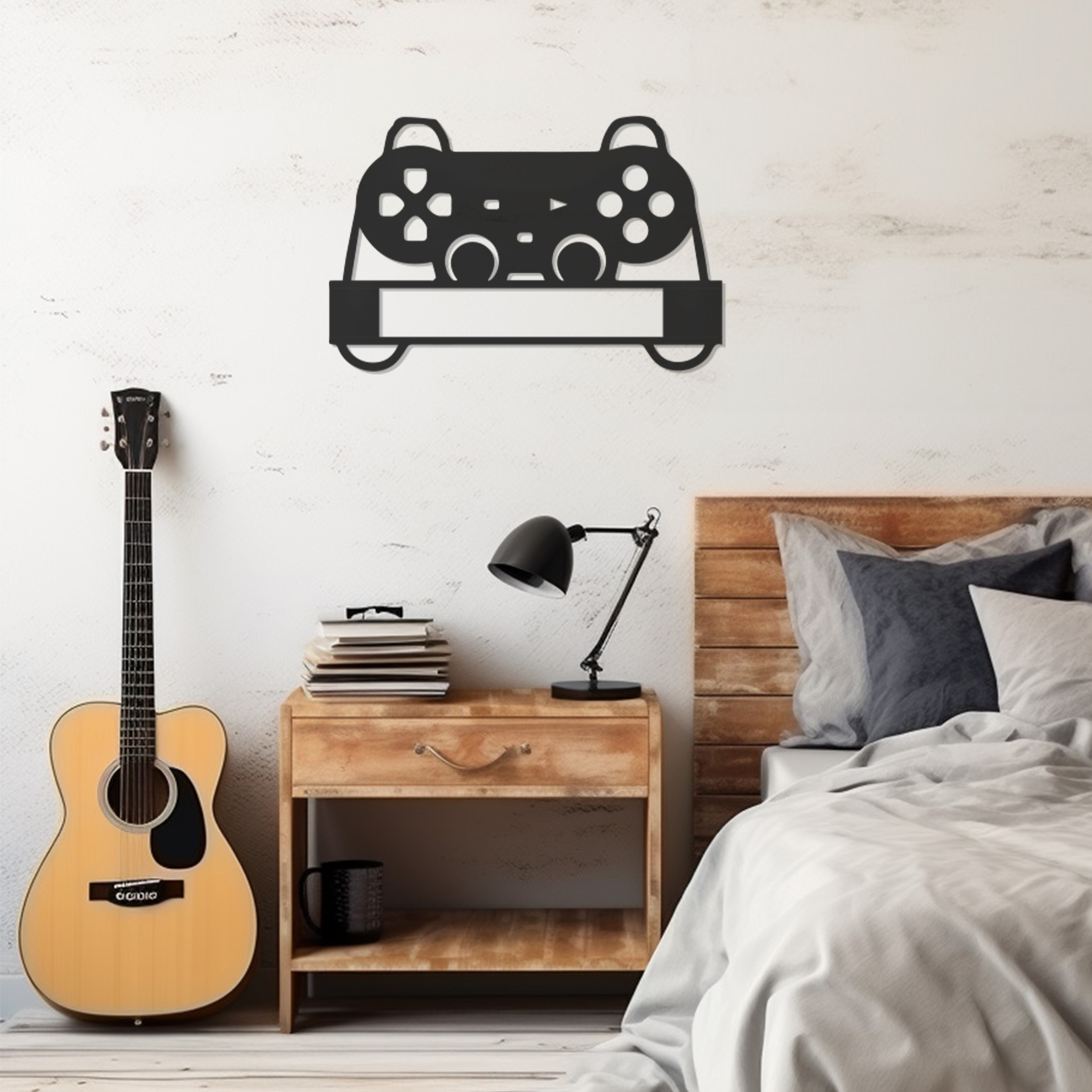 LaModaHome Exclusive Playstation Controller Metal Wall Art – Durable ...
