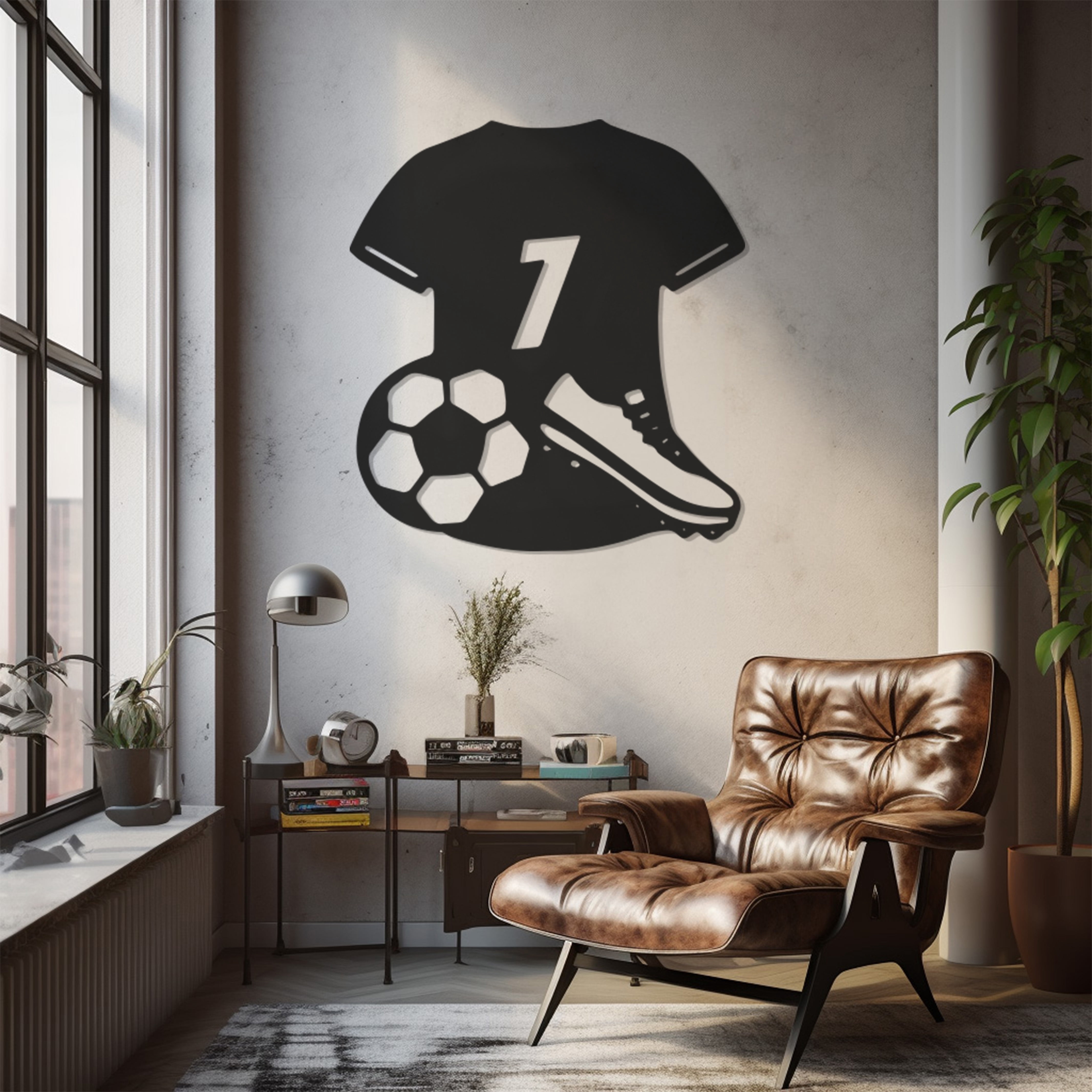 LaModaHome Exclusive Ronaldo Number 7 Jersey Football Ball And Football ...