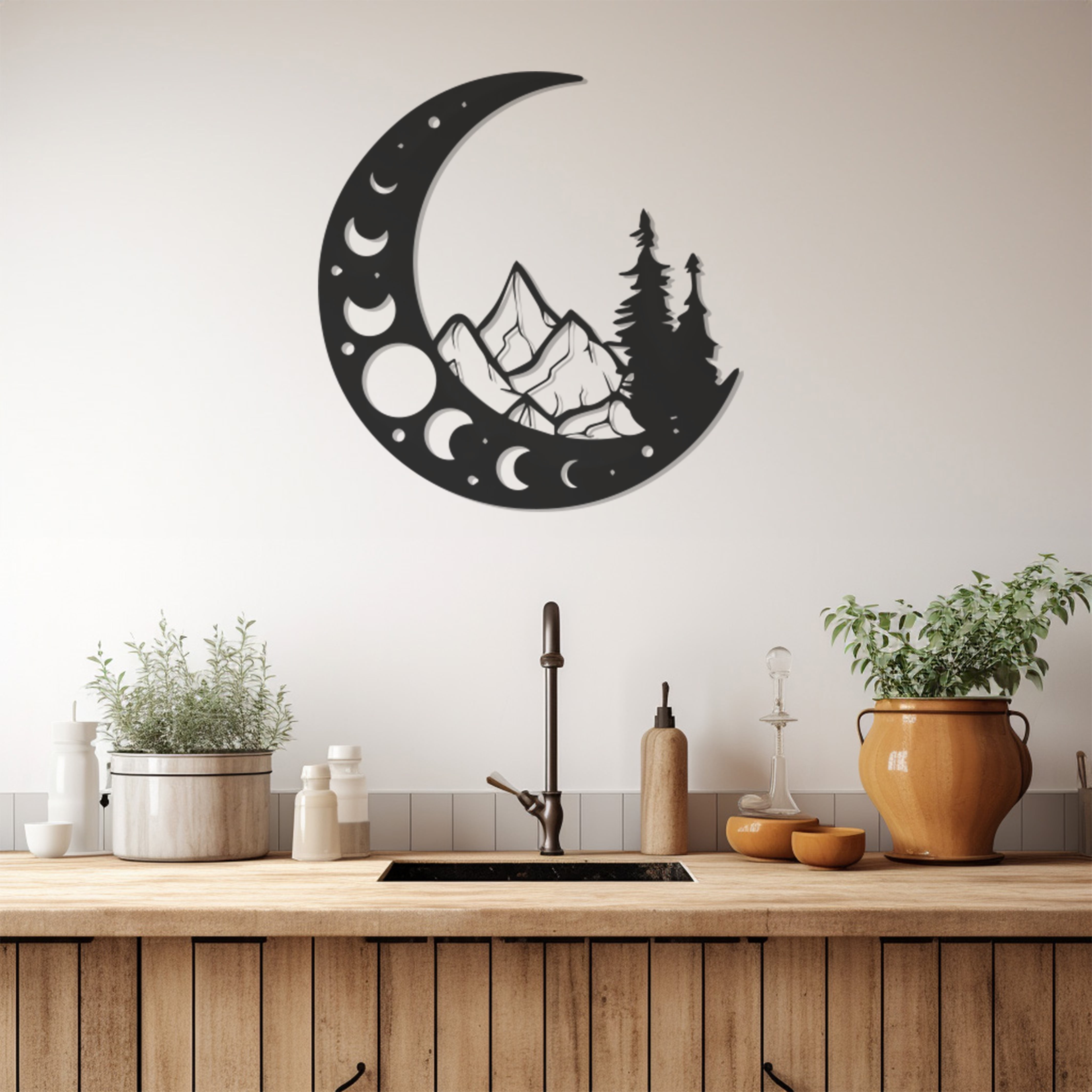 LaModaHome Exclusive Sunrise, Sunset Metal Wall Art – Durable ...