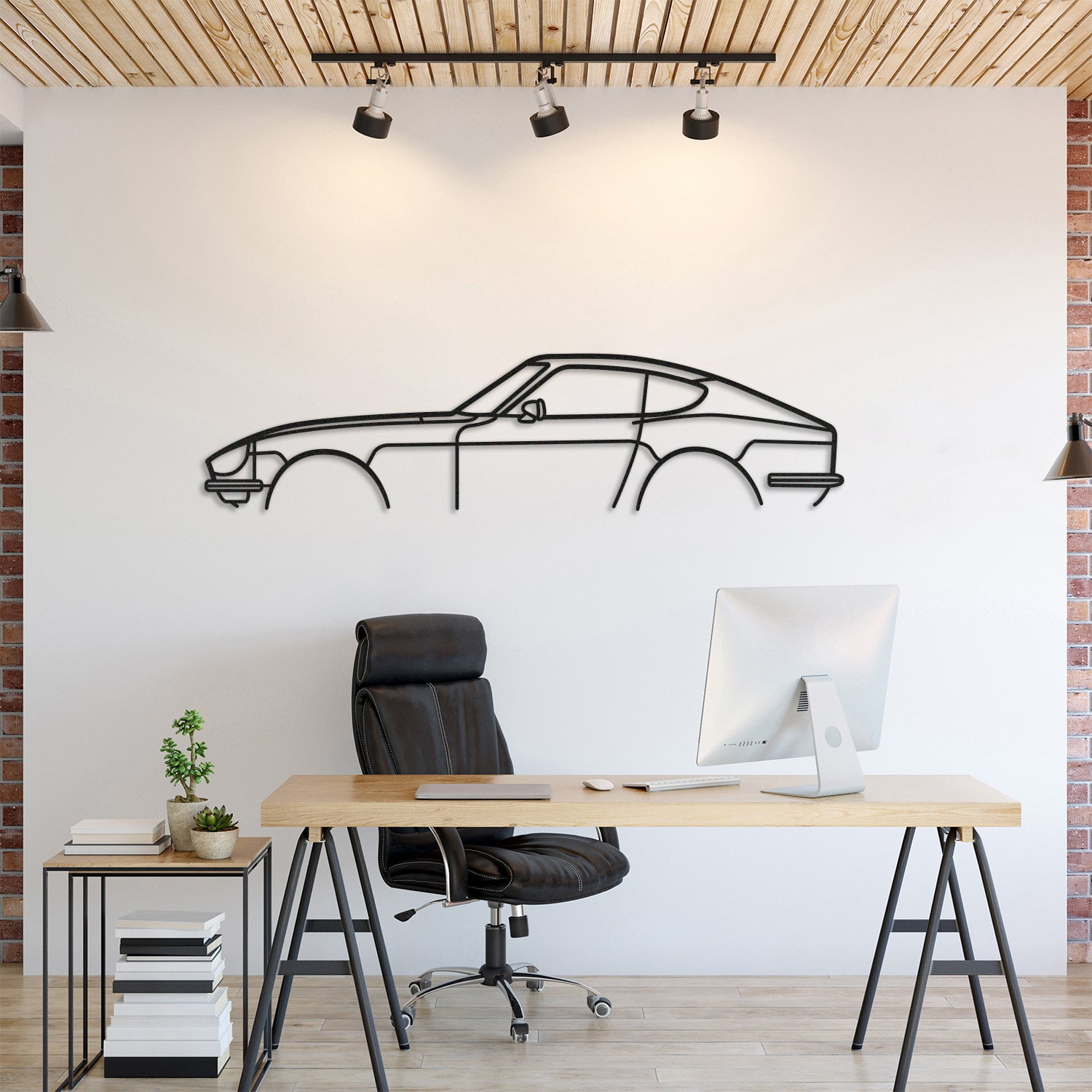 LaModaHome Nissan 240z 280z Classic Metal Silhouette Wall Art - Walmart.com
