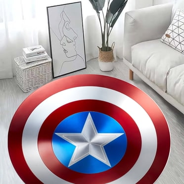 Free Shipping! Marvel Captain America HD Comic Cover Rug, 4'6"x6'6 ...