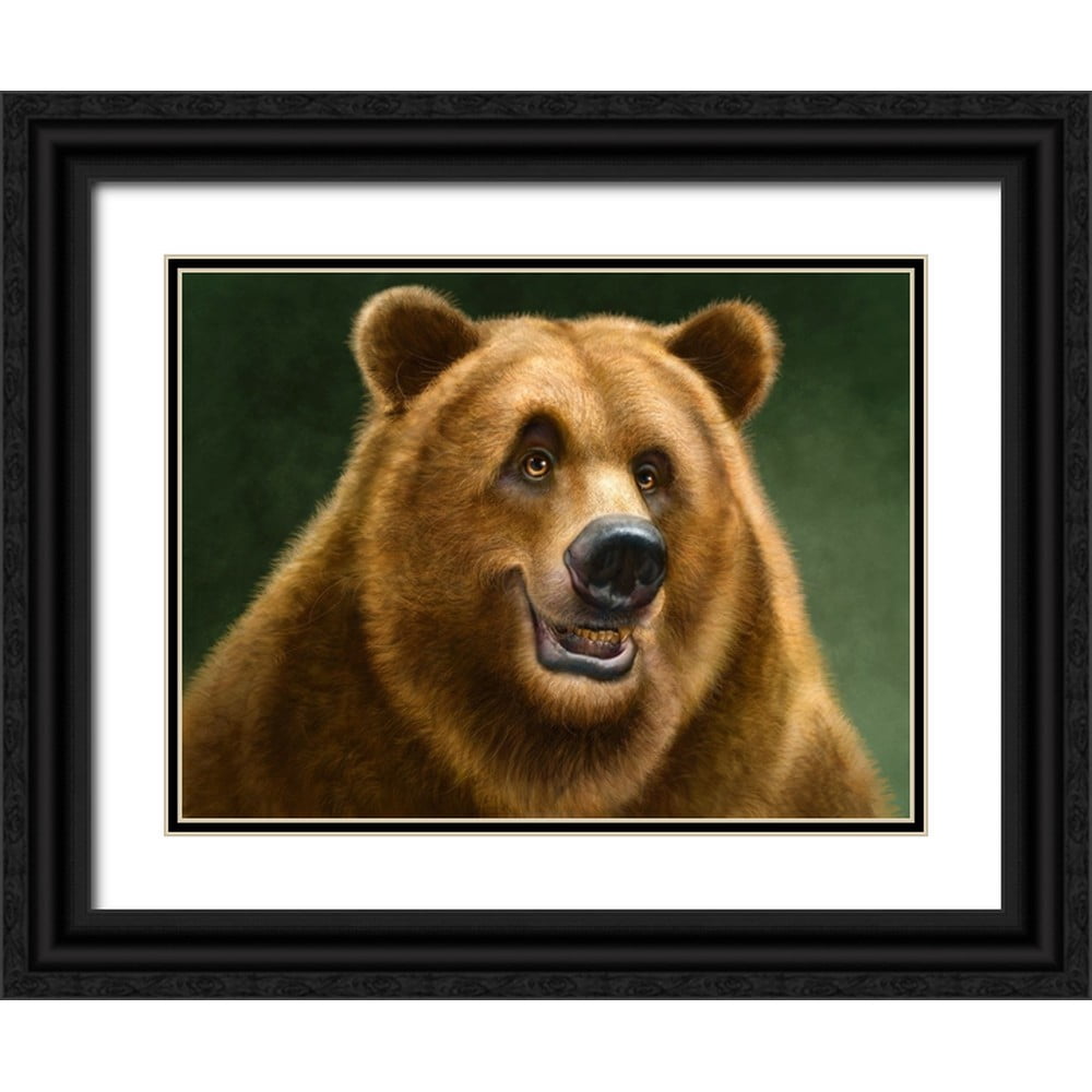 LaMontagne, Patrick 14x12 Black Ornate Wood Framed with Double Matting ...