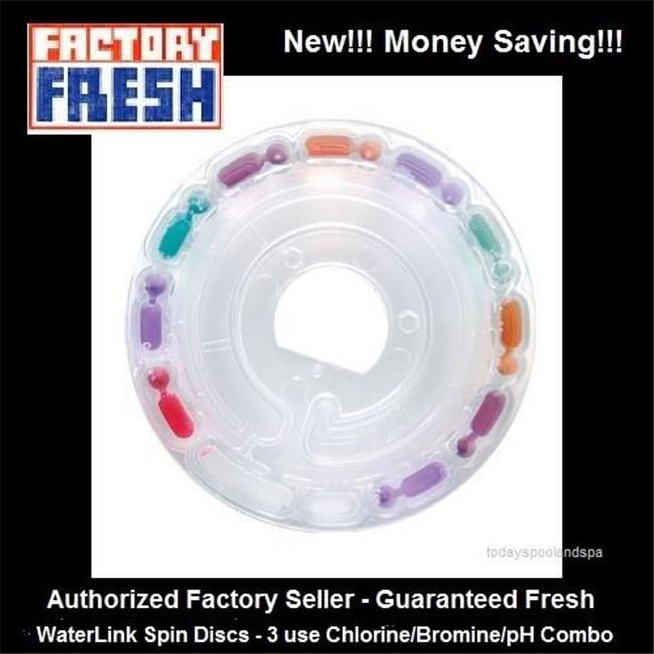 LaMotte SpinTouch Reagent Disks Cl/Br/pH 3-Way Disks, 4334-H. - Walmart ...