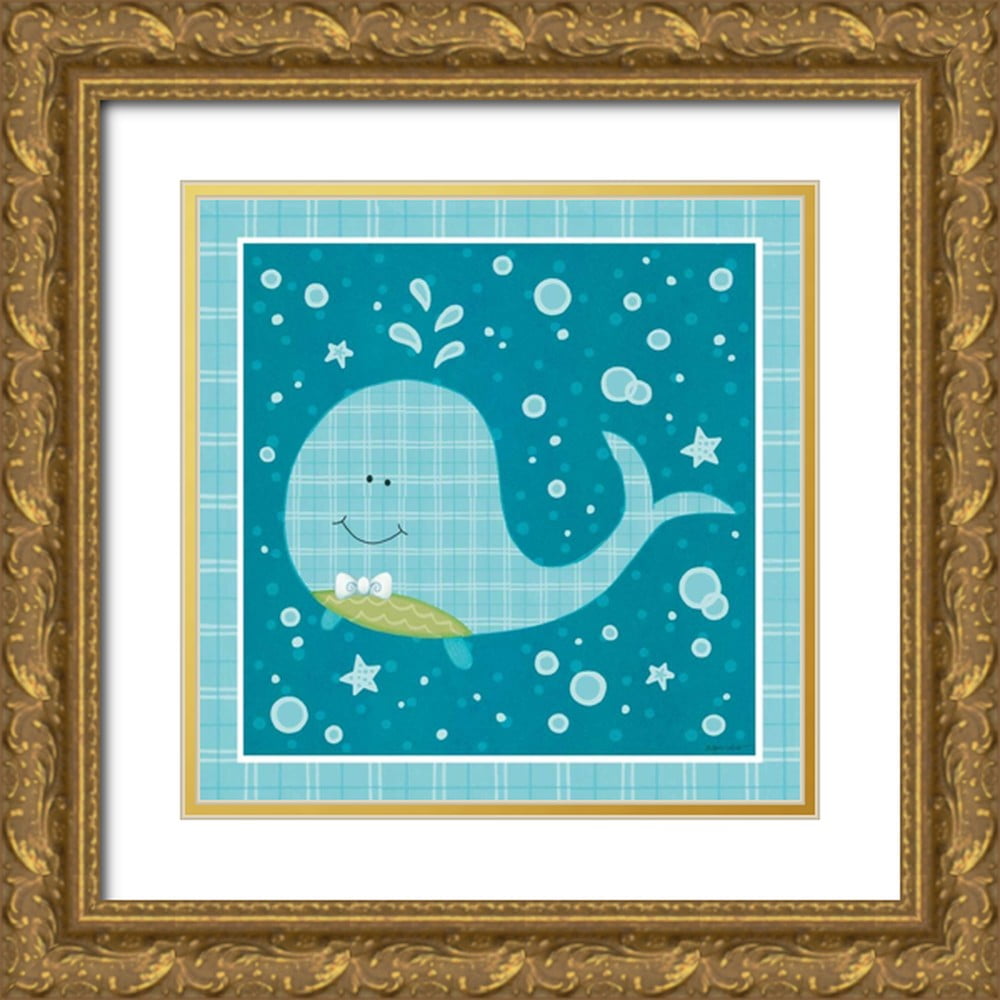 LaPoint, Annie 15x15 Gold Ornate Wood Framed with Double Matting Museum ...
