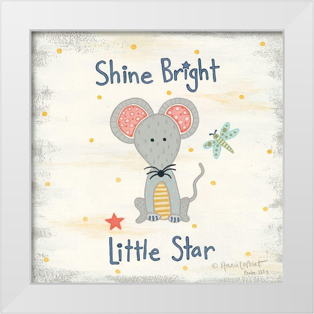 LaPoint, Annie 15x15 White Modern Wood Framed Museum Art Print Titled - Beetle and Bob Shine ...