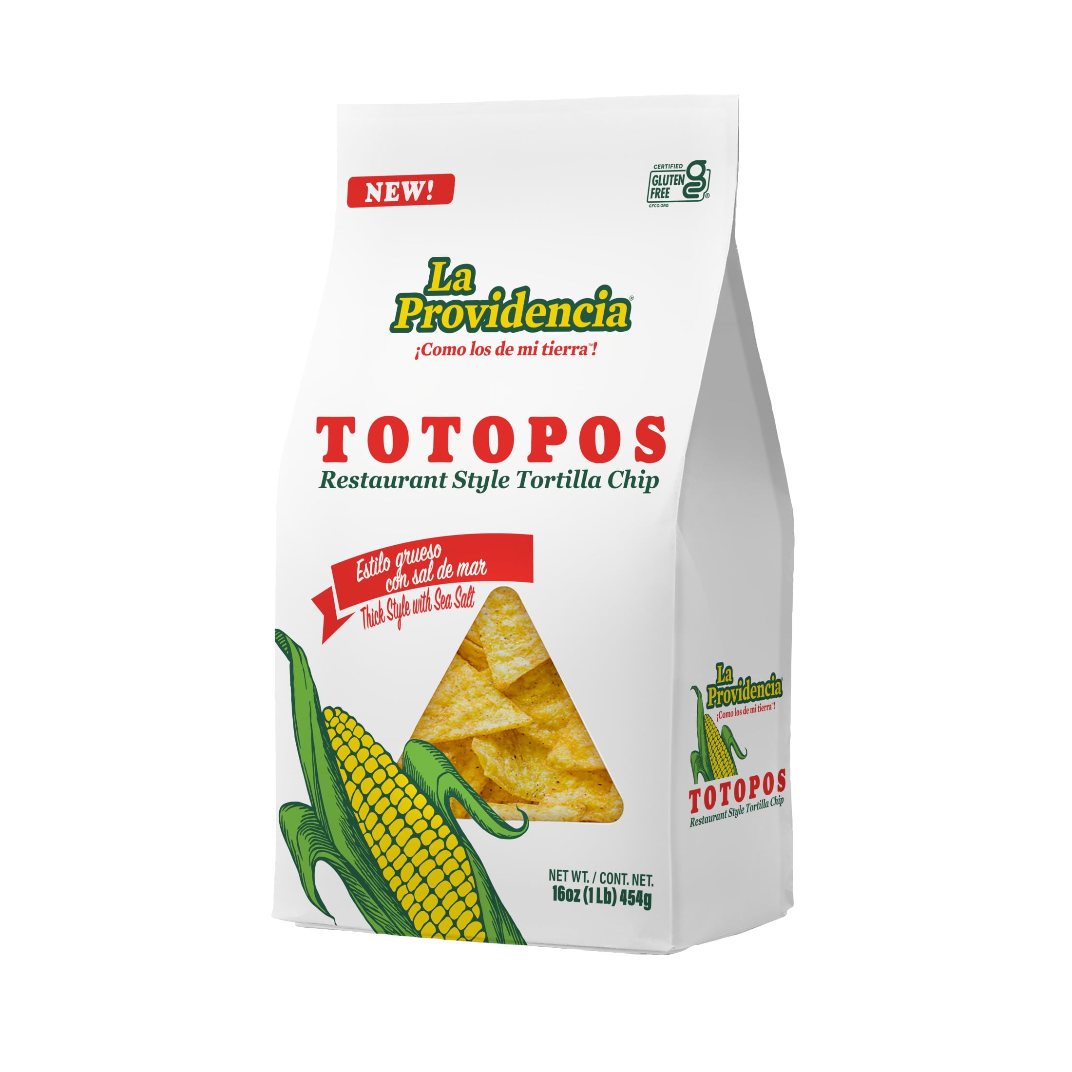 La Providencia Totopos Corn Tortilla Chips, 16 Ounce Bag - Walmart.com