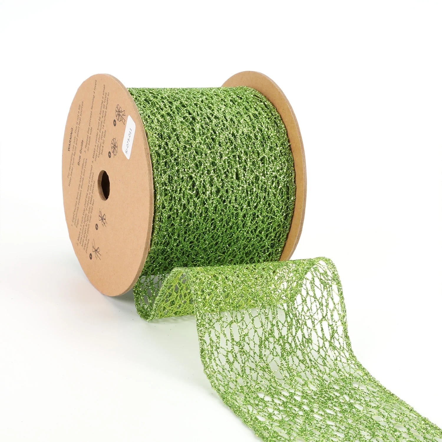 LaRibbons 3" Mesh Wired Ribbon, Lime, 10 Yard Roll - Walmart.com