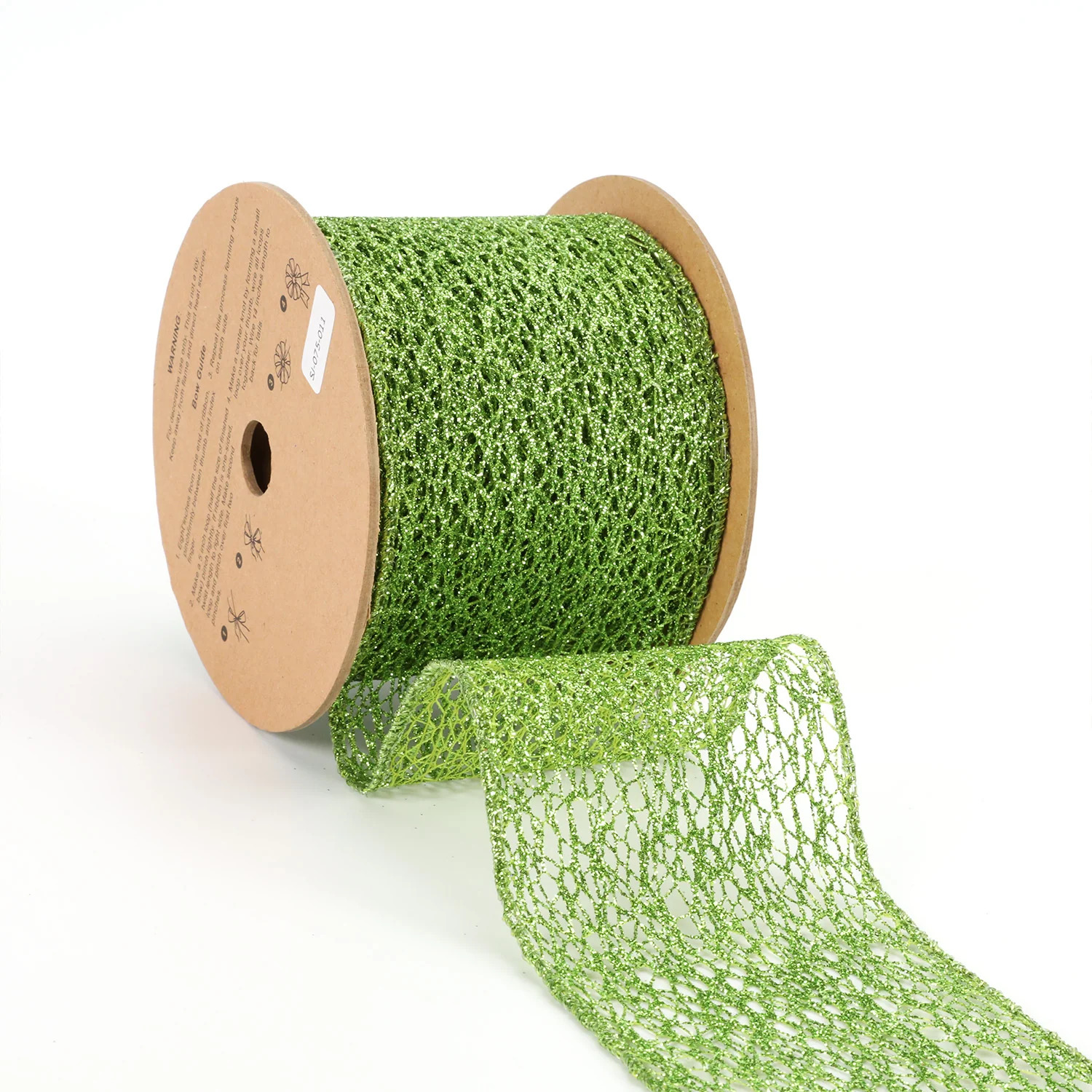 LaRibbons 3" Mesh Wired Ribbon | Lime | 10 Yard Roll - Walmart.com