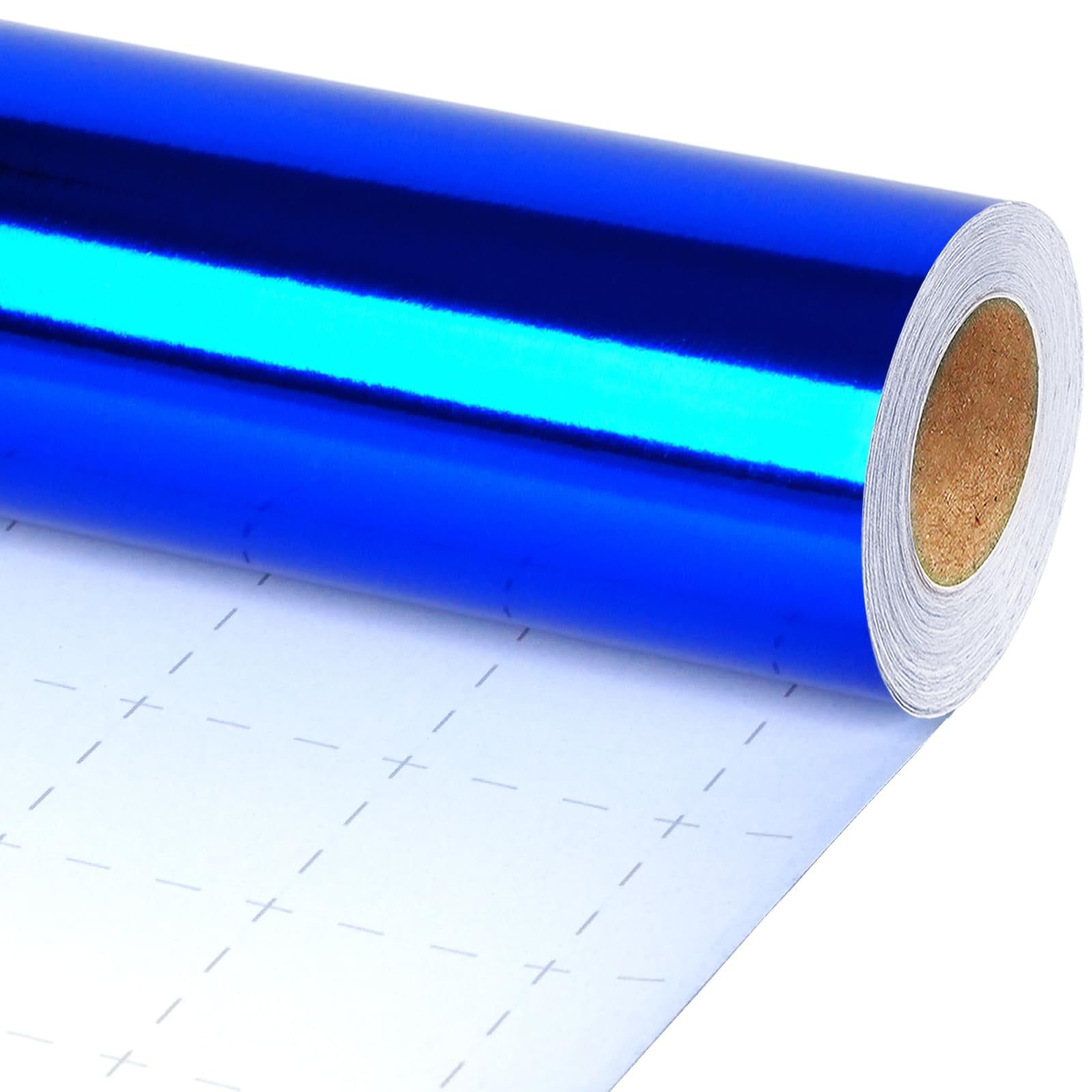 LaRibbons Blue Metallic Wrapping MSF2 Paper, 17 Inch X 40 Feet (56.6 sq ...