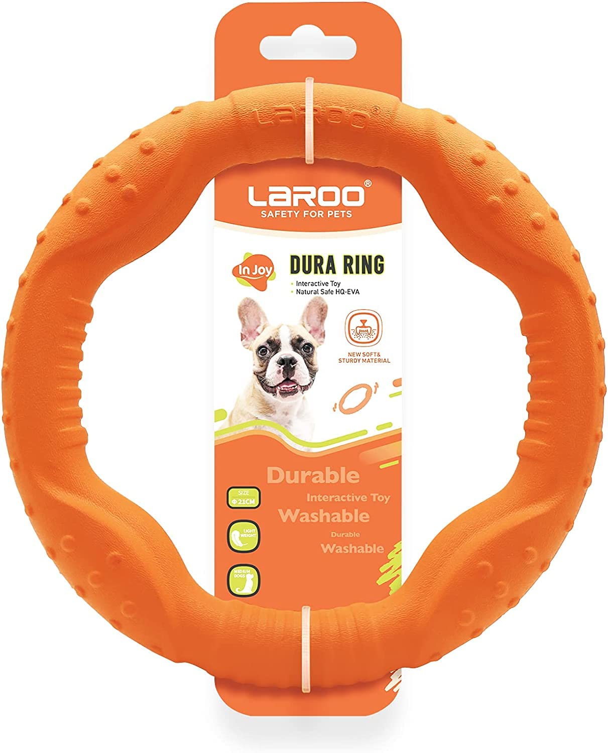 LaRoo Dog Flying Ring TMA2 Toys, Floating Flying Dog Disc Toys, Summer Pet Training Outdoor ...