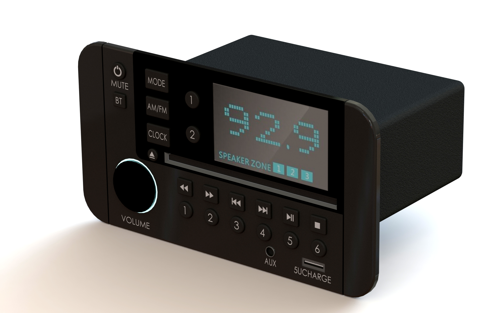 LaSalle Bristol 560102489 Qva Wall Stero Set Irv63 Am-fm - Walmart ...