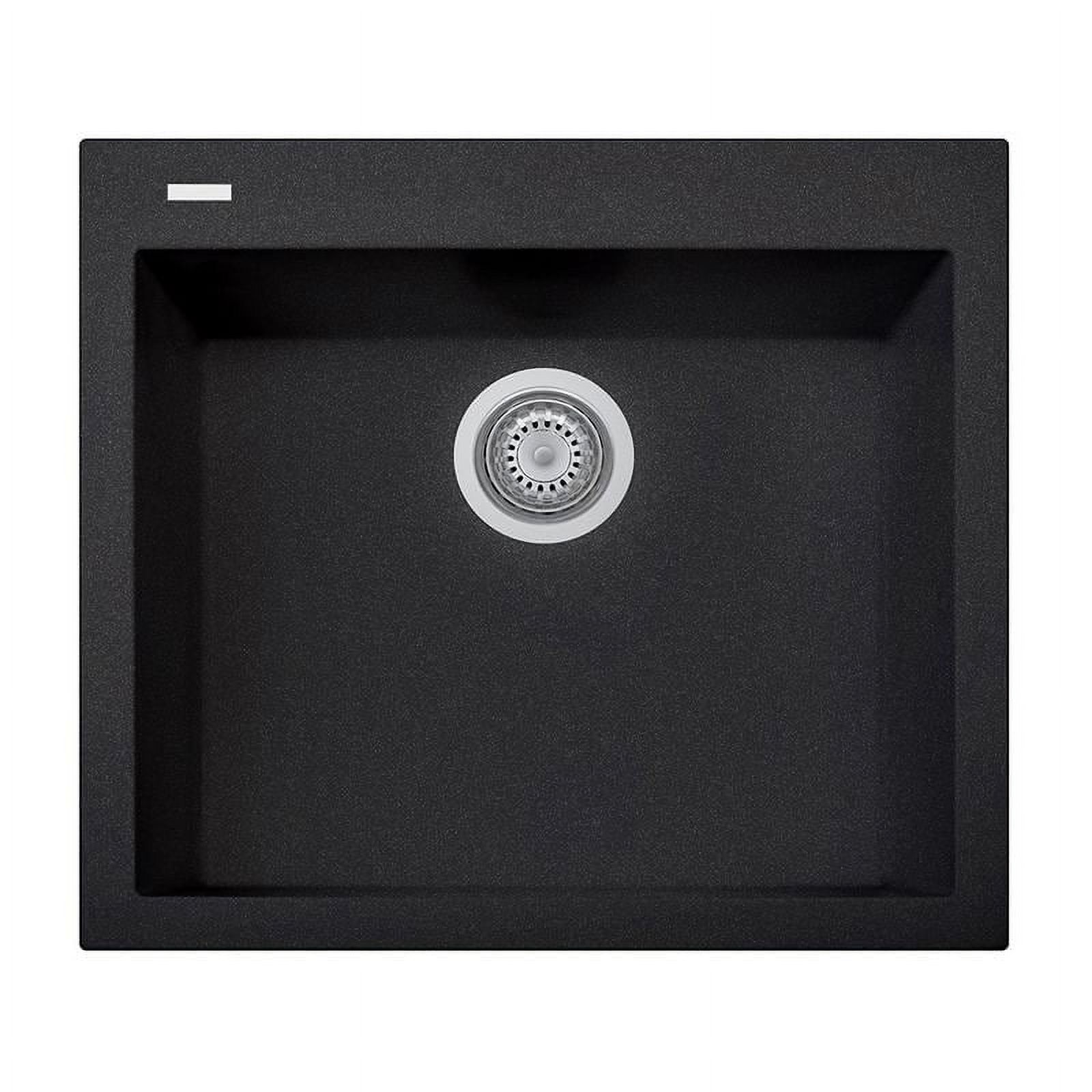 LaToscana ON6010-44UG 23 in. ONE Series Drop-in Quartz Single Bowl ...