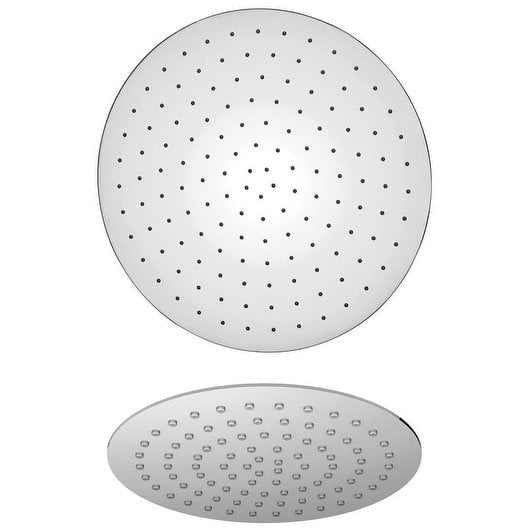LaToscana Round 8" Stainless Steel Ultra-Thin Shower Head Chrome Finish ...