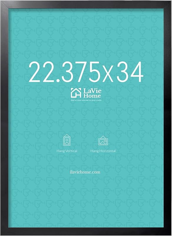 LaVie Home 24 x 48 Picture Frame, Large Poster Frame with High ...