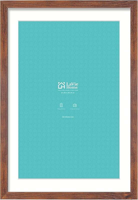 LaVie Home 24 x 48 Picture Frame, Large Poster Frame with High ...