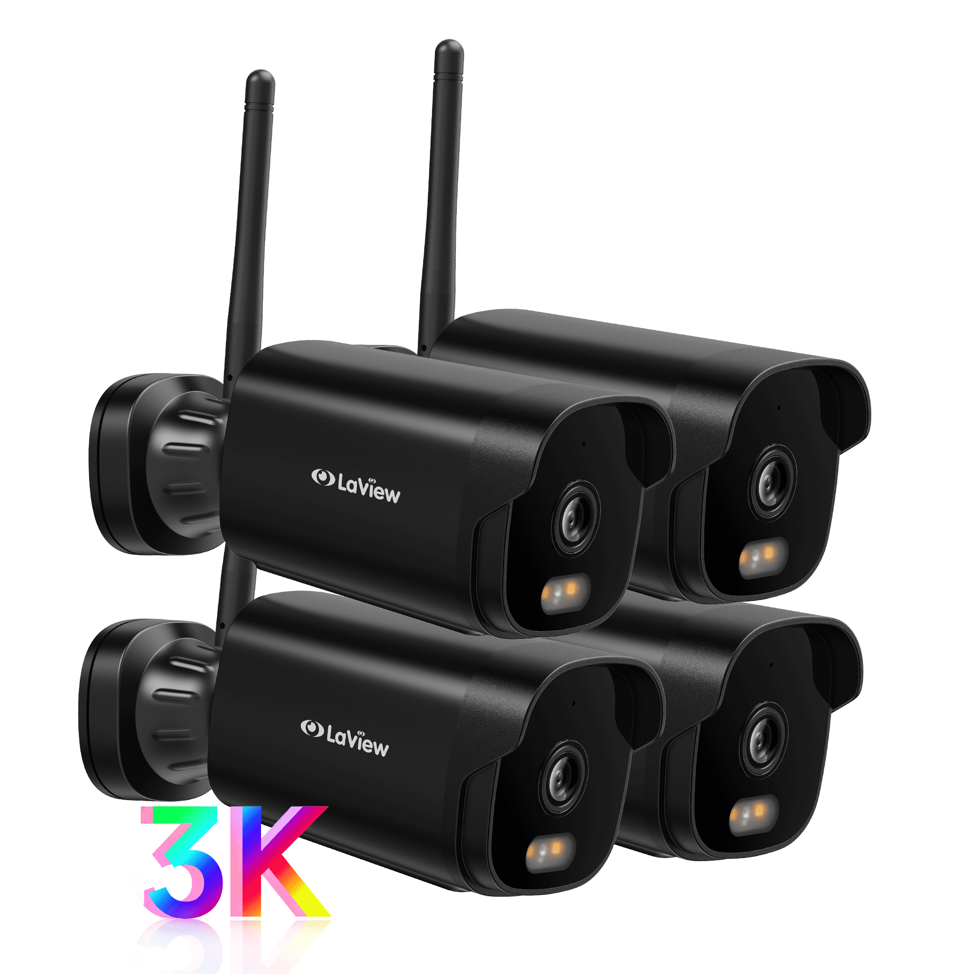 LaView Outdoor Security Cameras 3K 5MP HD,Cameras for Home Security ...