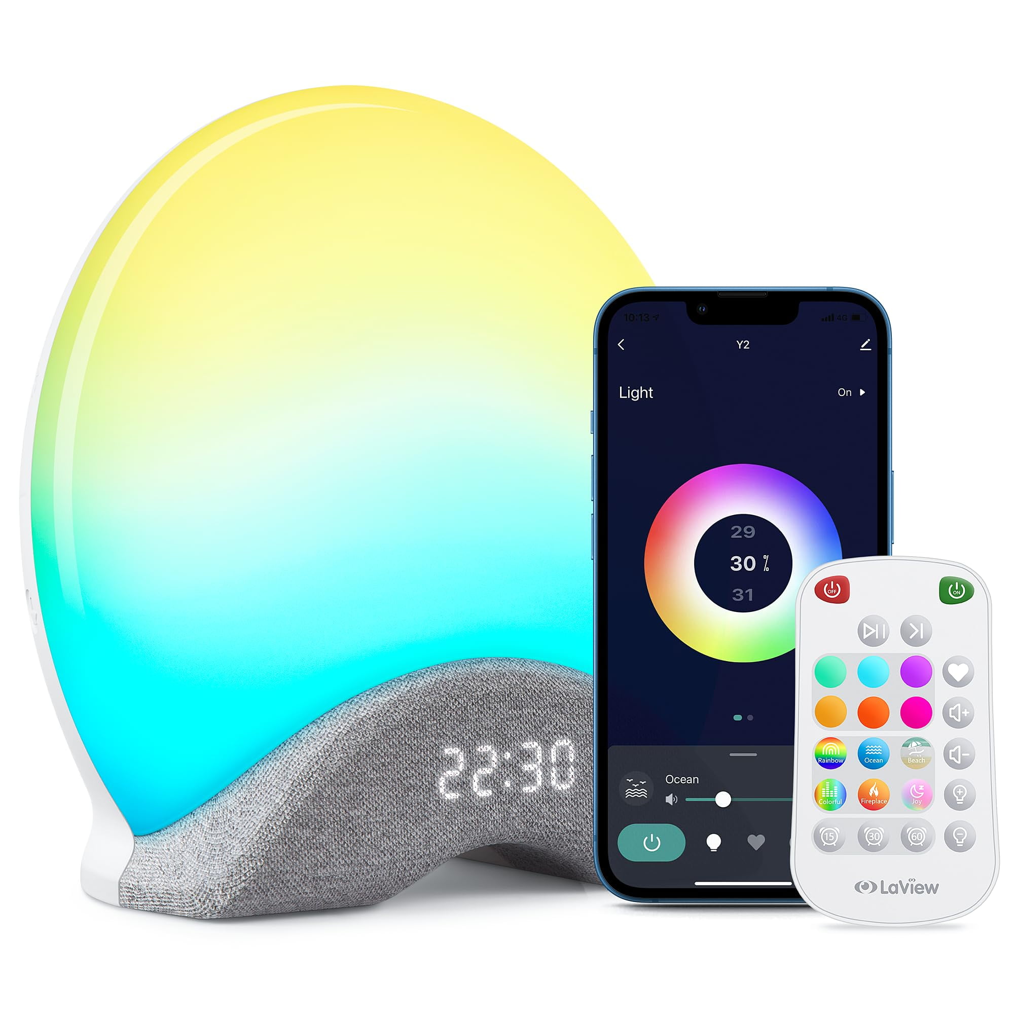 LaView Smart White Noise Machine,App Control Sleep Sound Machine Night ...
