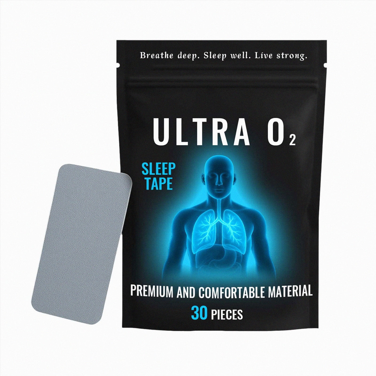 Laaker Mouth Tape For Sleeping | Ultrao2 Sleep Tape | Premium Bamboo ...