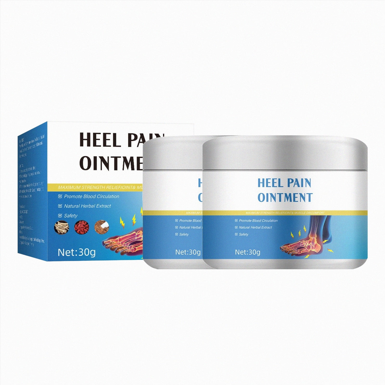 Laaker Plantar Fasciitis Cream Maximum Strength Soothe & Relieve 2Pack ...