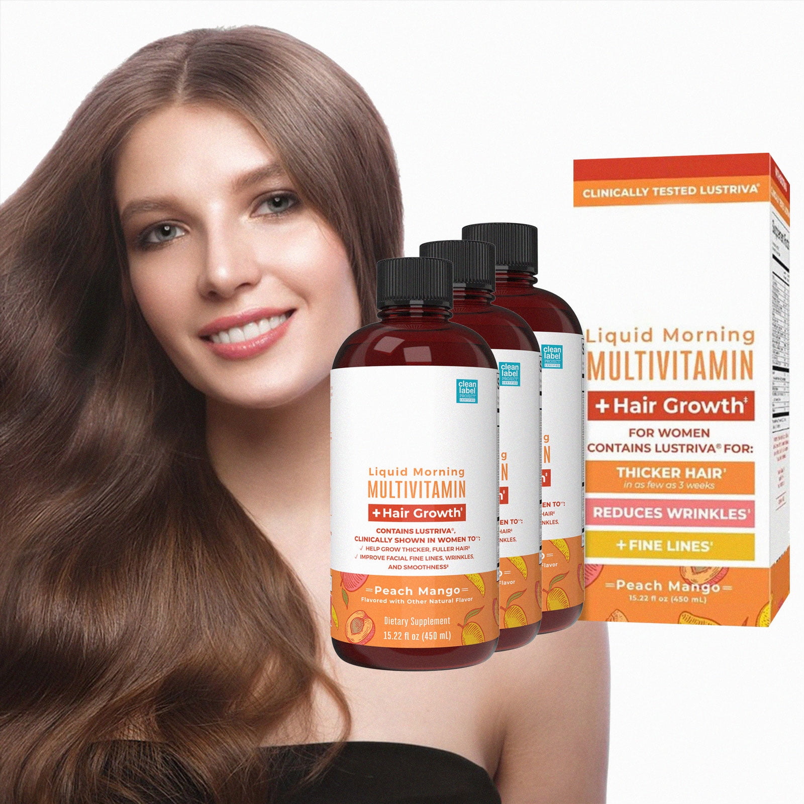 Laaker Products Liquid Multivitamins+ | Growth | Skin Care For Thick ...