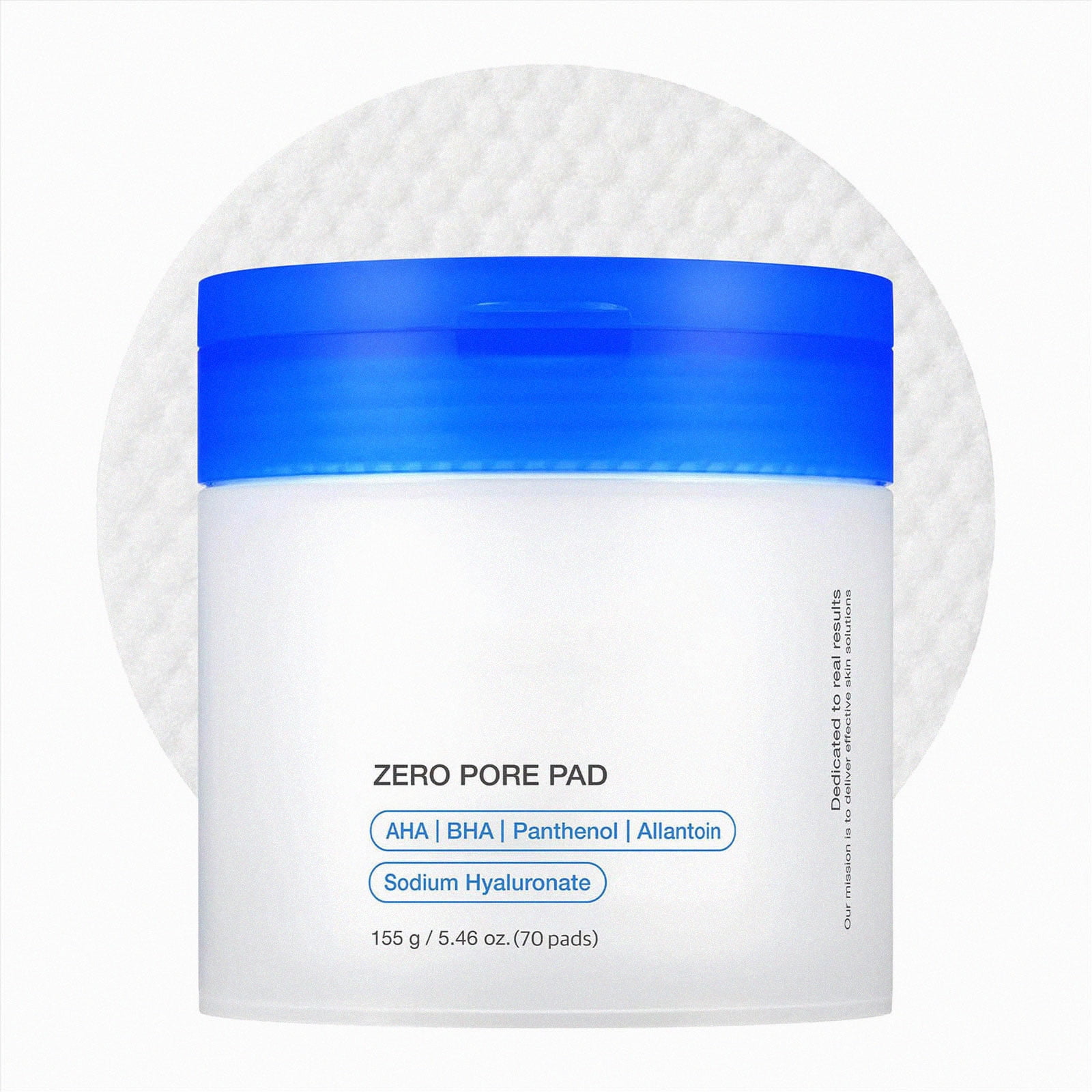 Laaker Zero Pore Pad Textured Facial Toner Pads for Exfoliation and ...