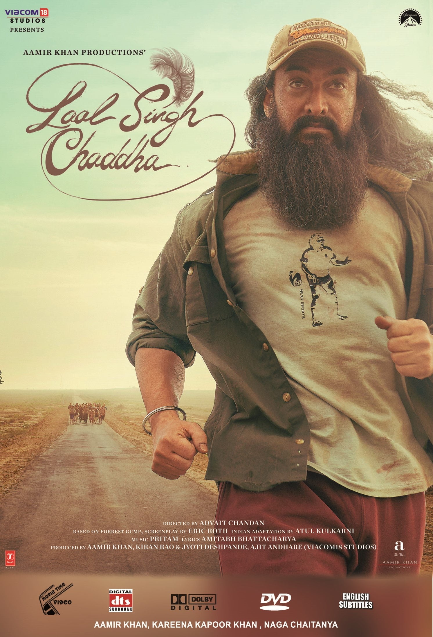 Laal Singh Chaddha Hindi Movie DVD stg: Aamir Khan,Kareena Kapoor Khan - Walmart.com