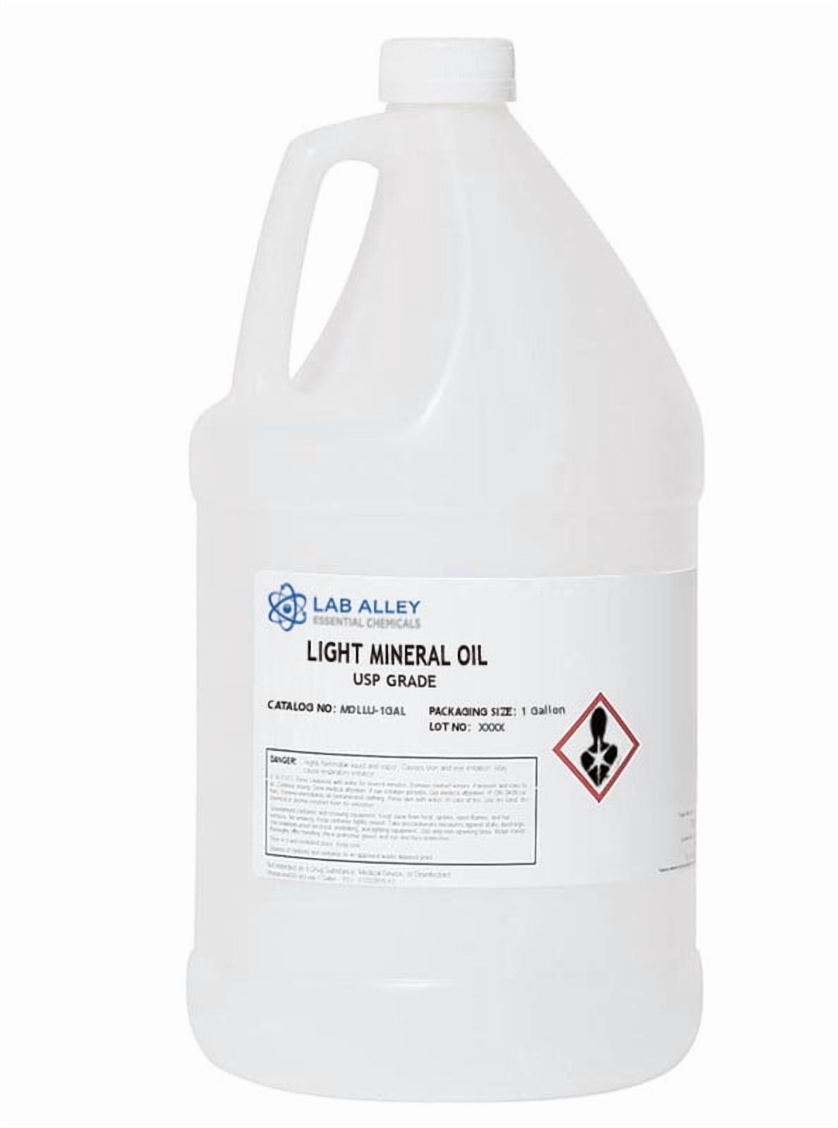 Lab Alley Light Mineral Oil, USP Grade, 2 Gallons, Kosher, Halal ...