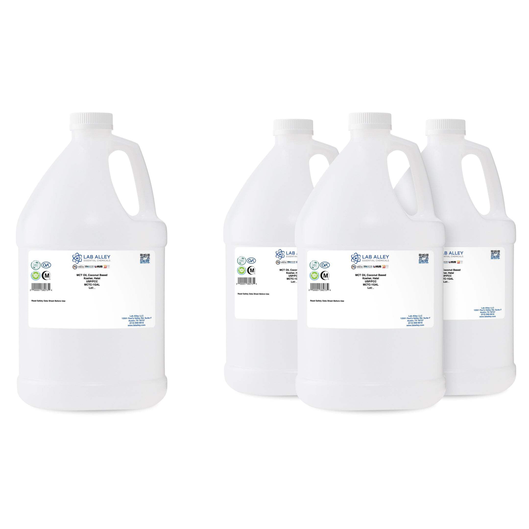 MCT Oil Coconut Based USP/FCC/Food Grade, Kosher, Halal - Walmart.com