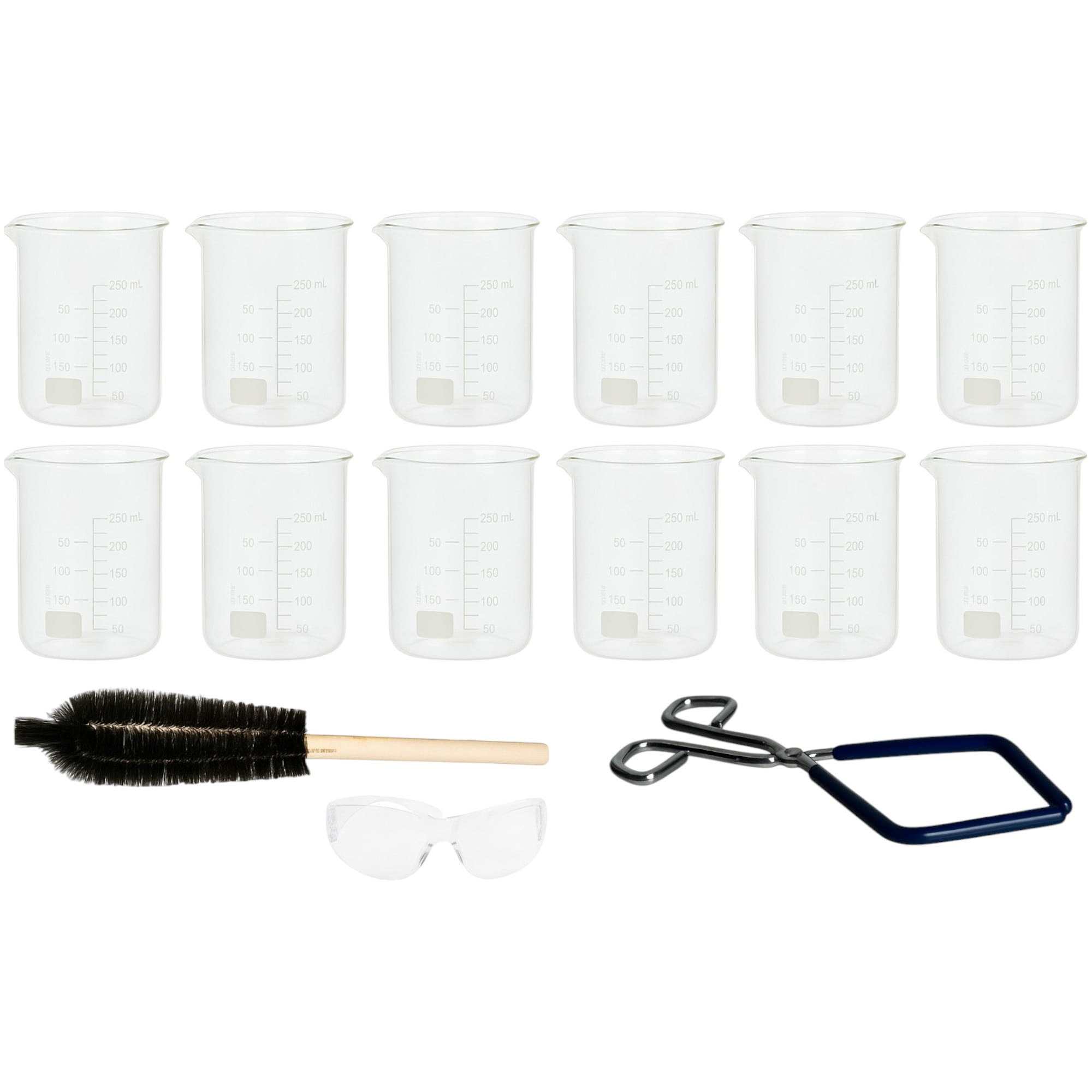 Lab Beaker Starter Kit – 250ml Griffin Style Beaker, Beaker Brush ...