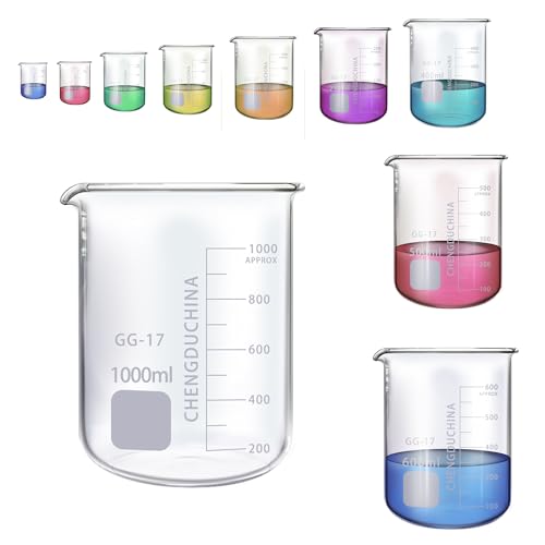 Lab Beakers Set Low Form Glass Beaker, Heat Borosilicate Glass Beakers ...