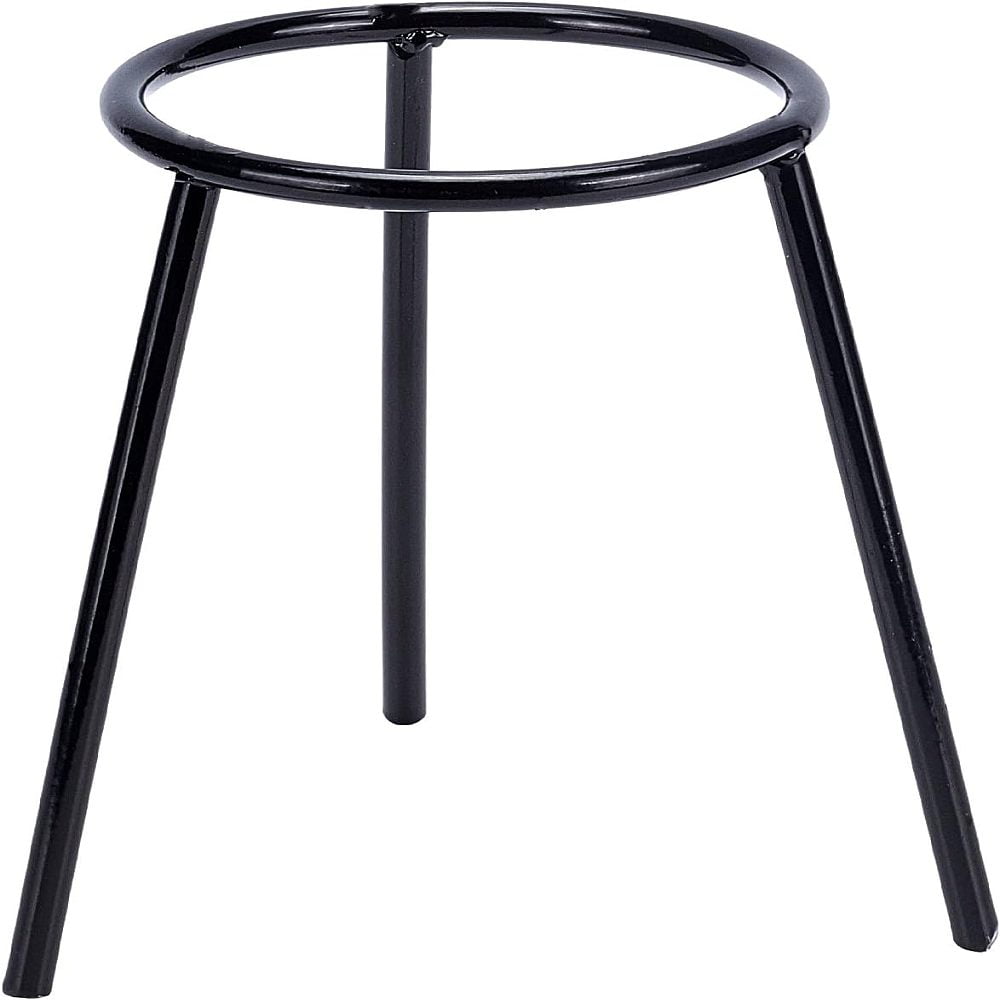 Lab Bunsen Burner Cast Iron Support Stand Alcohol Lamp Tripod Holder ...