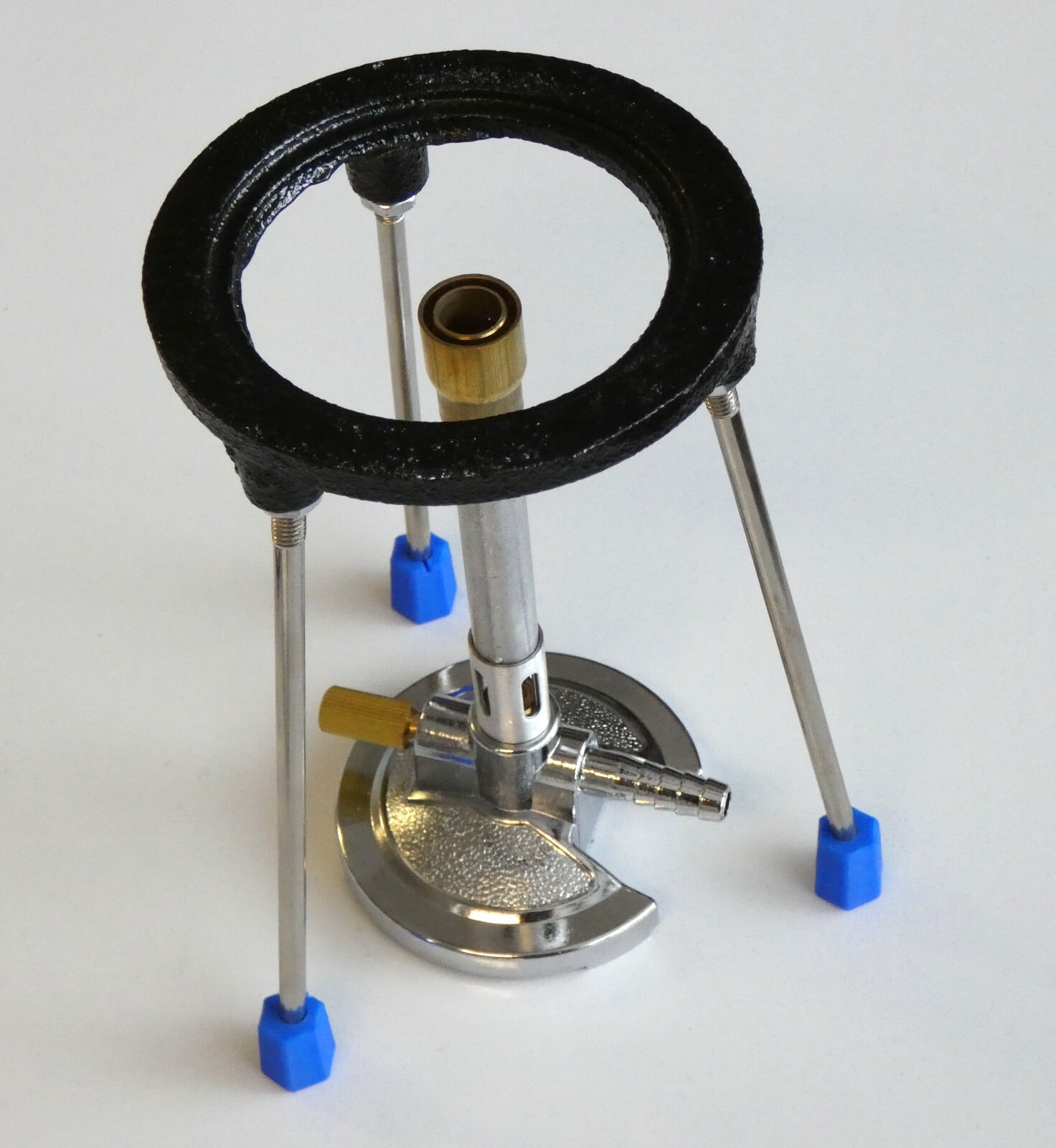 Lab Bunsen Burner Natural Gas Liquid Propane w Air Adjustment Tripod ...