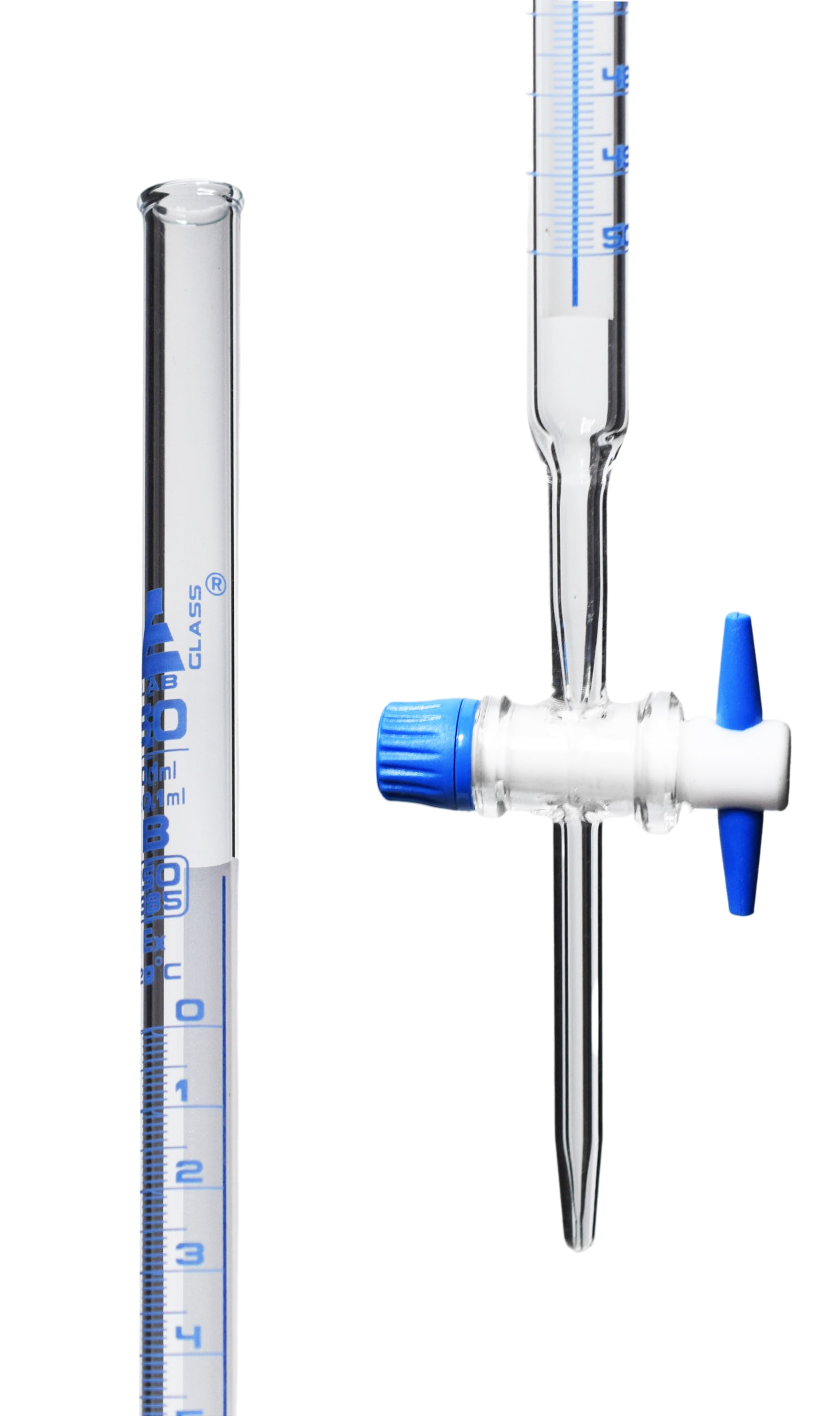 Lab Burette, 50mL - Schellbach Design for Accurate Miniscus Reading ...