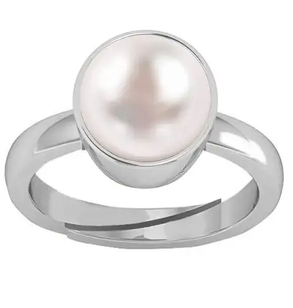 Lab - Certified Pearl 8.25 Ratti / 7.75 Carat Natural Pearl Gemstone Original Certified Moti ...